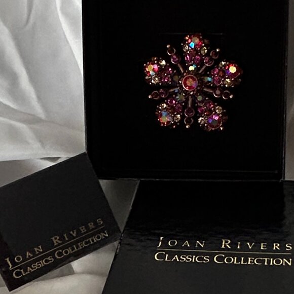 Joan Rivers | Jewelry | Joan Rivers Classic Red Brooch | Poshmark